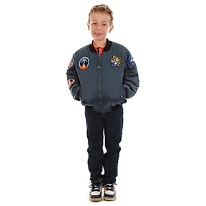 Up and Away Boys' Space Shuttle Jacket 3 Toddler Blue