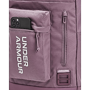 Under Armour unisex-adult Halftime Backpack, (500) Misty Purple/Misty Purple/Metallic Cristal Gold, One Size Fits All