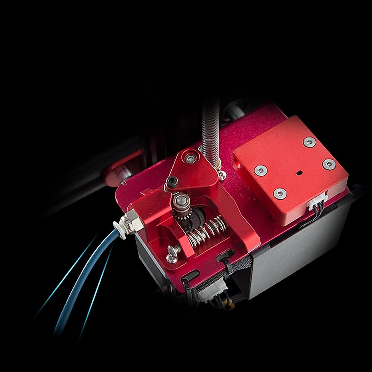 Aluminum 3D Printer Parts Filament Break Module Detector Sensor Run Out Pause Monitor for Creality CR-10 V3 V2 / SV03 / CR-10S Pro V2 / CR10 Max/Ender 3 Max/Ender-6 /CR-3040 Pro (Filament Sensor)