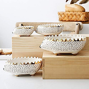 JJ Gifts Hedgehog Bowl/jewelry Holder/Flower Pot Set of 4