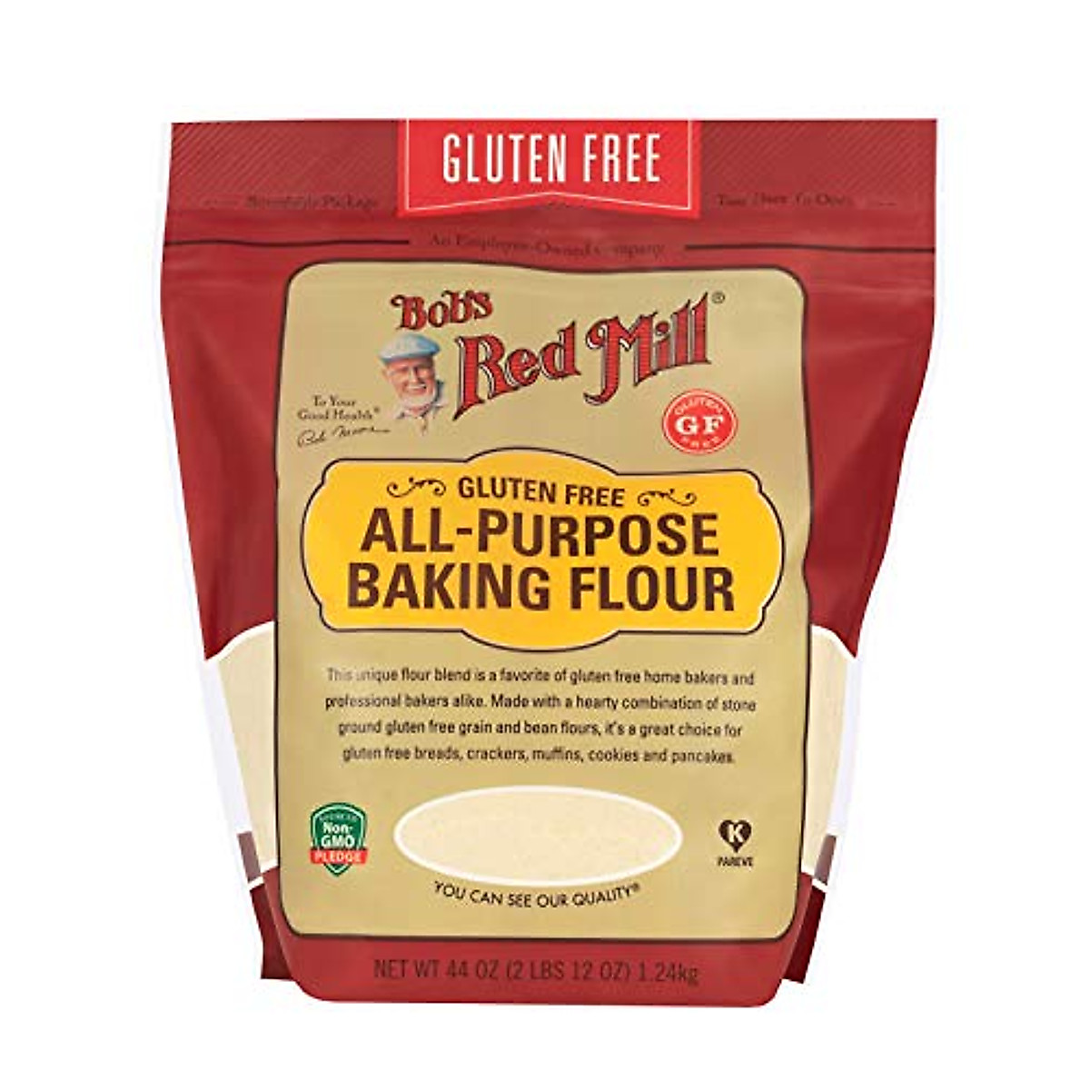 Bob's Red Mill Gluten Free All Purpose Baking Flour, 44-ounce (Pack of 4)