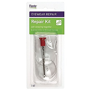 Flents Eyewear Eye Glasses Repair kit, with Magnifying Glass