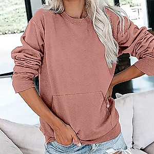 Nadition Teacher Shirts for Women Halloween Pajamas Women Graphic Hoodies Sweaters for Women Womens Tops Dressy Casual Custom T Shirts 70s Outfits for Women Fitness Pullover,Watermelon Red,L