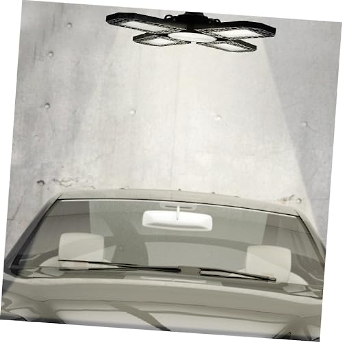 HOMSFOU 1pc Garage Light Garage Ceiling Light Garage Lamp Light for Garage LED Ceiling Light Garage LED Light Garage Warehouse Light Aluminum Black