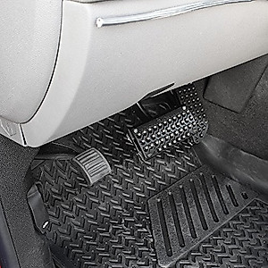 Bully BBS-2101 Black Bull Series Powder Coated Aluminum Universal Fit Truck Pedal Pad for Trucks from Chevy (Chevrolet), Ford, Toyota, GMC, Dodge RAM, Jeep