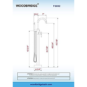 WOODBRIDGE F0002-CHRD Faucet, Chrome