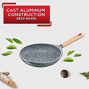 T-fal Natura Titanium Nonstick Cast Aluminum, 9-Inch, Grey