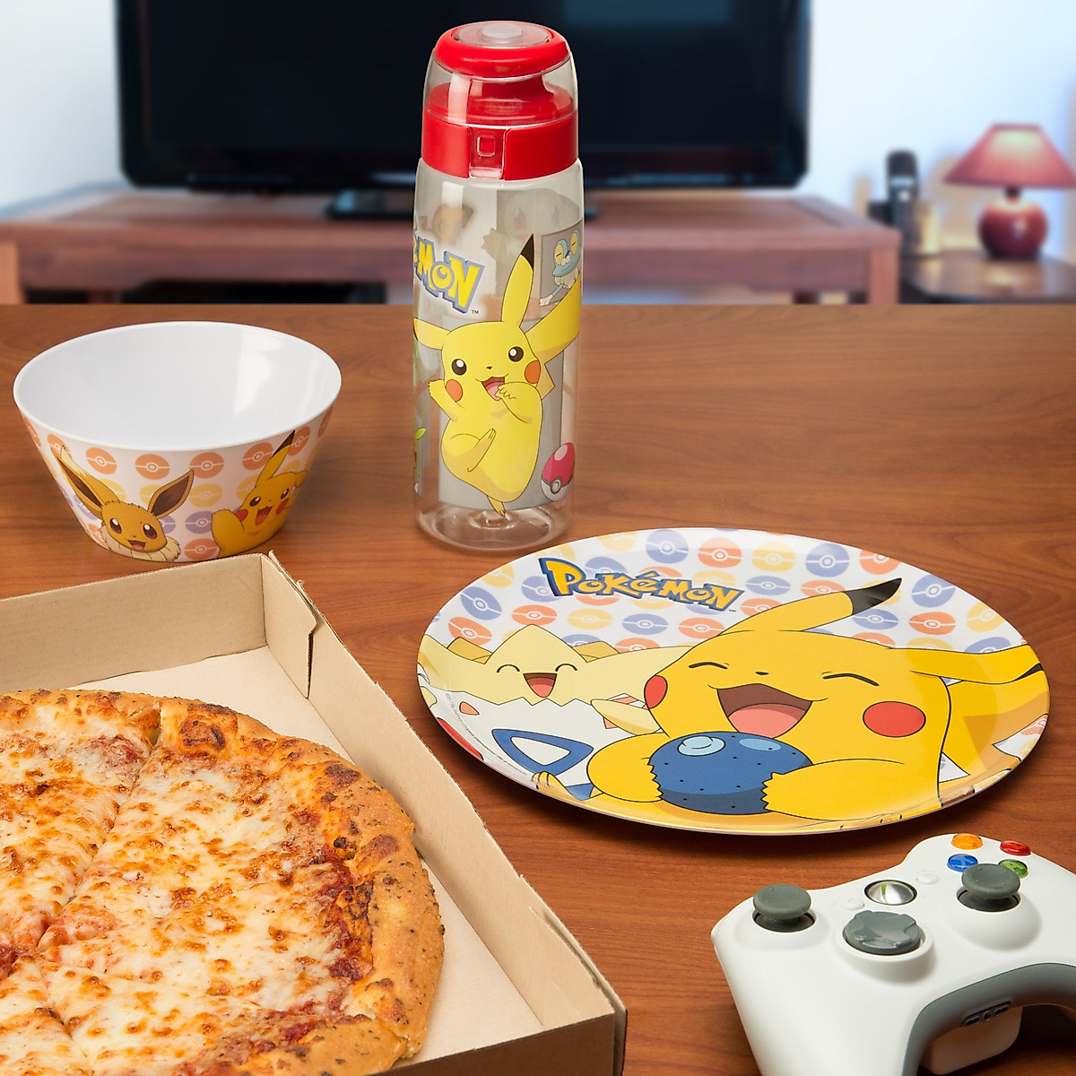 Zak Designs Pokemon 25 oz. BPA-Free Wide Mouth Bottle, Pikachu