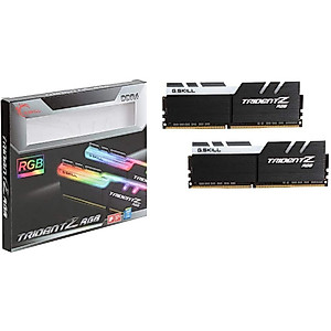 G.SKILL Trident Z RGB Series (Intel XMP) DDR4 RAM 16GB (2x8GB) 3600MT/s CL18-22-22-42 1.35V Desktop Computer Memory UDIMM (F4-3600C18D-16GTZR)