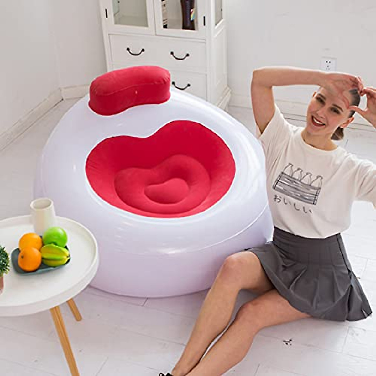 Kisangel Camping Matress Inflatable Lounger Air Sofa Hammock Portable Perfect Lounger for Camping Beach and Home Pullout Sofa