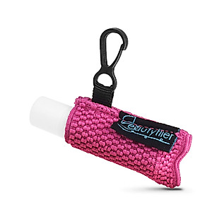 Beautyflier Cute Elastic Lip Balm Holder Keychain, Lipstick Sleeve Chapstick Sleeve Holder for Burts Bees Chapstick