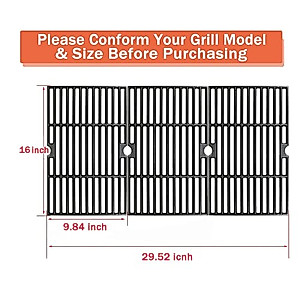 Utheer Grill Kits for DynaGlo DGF510SSP, DGF510SSP-D, fit Backyard BY13-101-001-13, GBC1460W, GBC1461W, GBC1462W, GBC1059WB, BH13-101-099-01, Grill Grate and Heate Plate