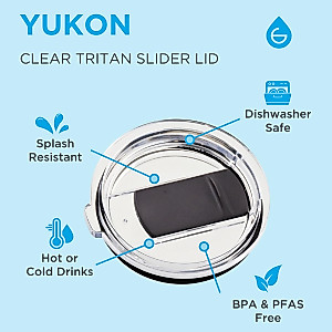 GROSCHE Yukon 30 oz Insulated Coffee Mug with Lid - Durable Travel Mug, Stainless Steel Tumblers, Vacuum Insulated Coffee Tumbler for Hot or Cold Beverages - BLACK