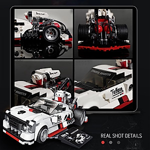 YOUHODA Sports Car Building Blocks Kits Engineering Race Car Toy Set for Kids & Teens, Collectible Model Cars Set to Build, 1:24 Scale Sports Car Model (436Pcs)