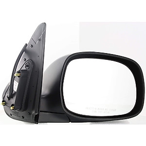 Kool-Vue Mirror Set Compatible with 2004-2006 Toyota Tundra, Double Cab Driver and Passenger Side, Paintable, Power Glass