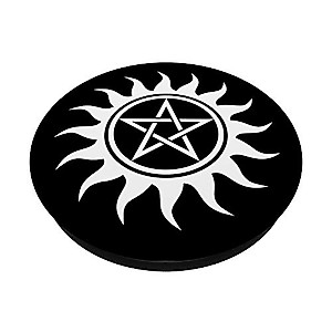 Anti Possession Pentagram Symbol PopSockets PopGrip: Swappable Grip for Phones & Tablets