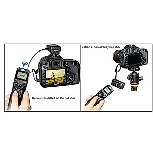 Pixel Remote Timer TW-283/E3 LCD Multi-Function Shutter Remote Release Timer Controller Adapter for Canon EOS DSLR Pentax Contax Cameras