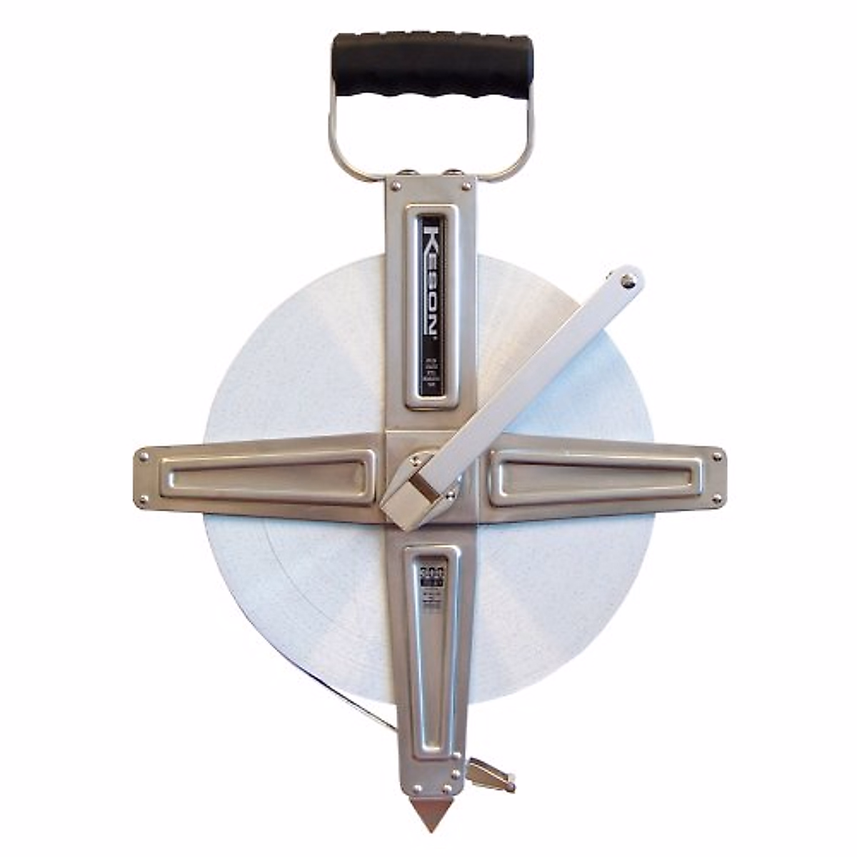 Keson SNR18300 Nylon-Reinforced Steel Blade Tape Measure with Stainless Steel Housing with Hook End (Graduations: ft., in., 1/8), 300-Foot