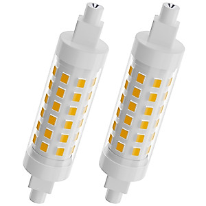 TAIYALOO R7S LED Bulb 78mm 100W T3 Halogen Bulb Equivalent Dimmable J Type Linear Double Ended Floodlight Bulbs for Work,Security,Landscape Lights,Floor Lamps,120V 9W Warm White 3000K,2 Pack