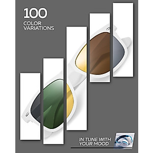 Retro Rewind Classic Sunglasses, White | Smoke Polarized