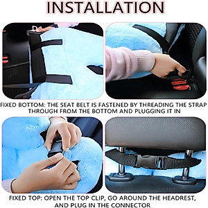 VANBOSY Traveling Car Pillow for Kids, Traveling Car Pillow, Car Pillow for Kids, Car Pillow, Kids Car Pillow, Head and Body Support U Shaped Pillow for Travel, Travel Essentials for Kids Road