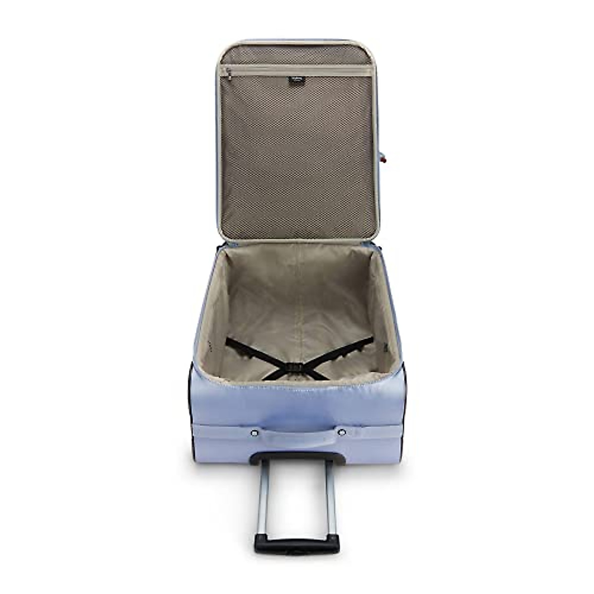 Kipling Parker Medium Metallic Rolling Luggage Clear Blue Metallic