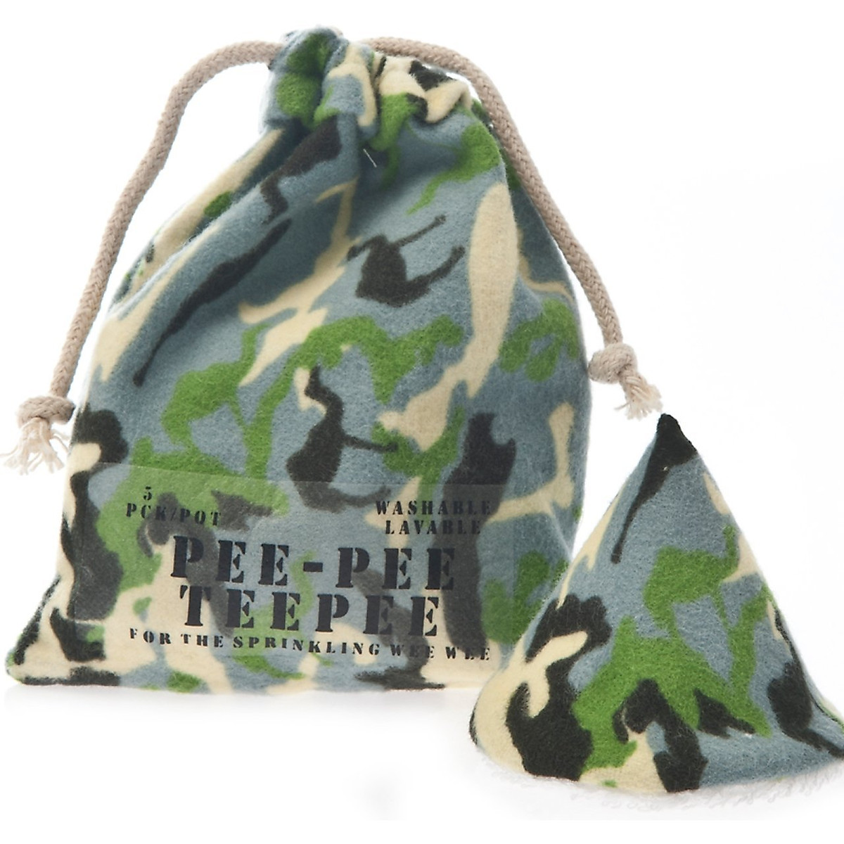 Pee Pee Teepee Camo Green with LAUNDRY bag 5 pieces baby boy pee shield babyboy essentials peepeeeteepee baby boy teepee pee shield pee covers
