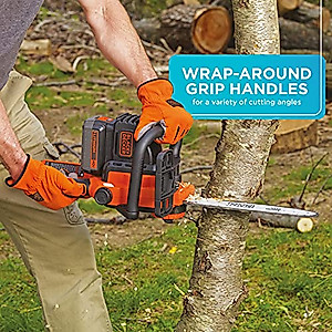 BLACK+DECKER 40V Max Cordless Chainsaw, 12-Inch (LCS1240)