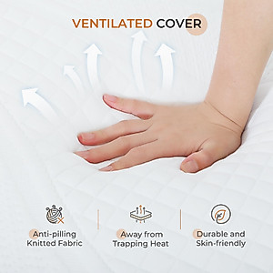 Sweetnight Full Size Mattress, 10 Inch Gel Memory Foam Mattress in a Box, Flippable Mattress with Two Firmness Preference, Motion Isolation