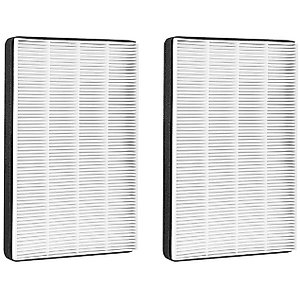 Fette Filter - 2 Premium True HEPA Filters Compatible with 3M Filtrete F2 Air Purifier Filter for Models #'s FAP-C02WA-G2,FAP-C03BA-G2, FAP-T03BA-G2, FAP-C02-F2, FAP-T03-F2 13"x8.2" - Pack of 2