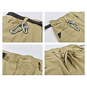 Cargo Shorts Men's Big-Tall Quick Dry Short Men's Utility Hiker Quick Dry Short Summer Sweatpants