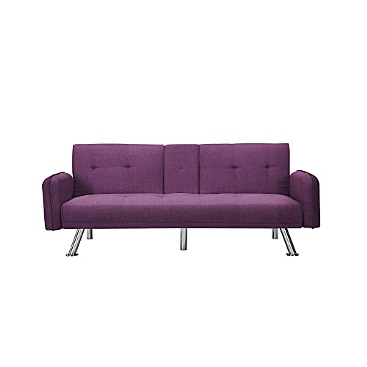 ERDAYE 64 inches Modern Loveseat Sofa, Purple