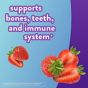 vitafusion Extra Strength Vitamin D3 Gummy, Strawberry Flavored Bone and Immune System Support (1) 120 Count