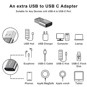 BaseNew USB C to USB Hub,USB C Male to USB Female Hub,USB Female 3.0 Hub Adapter,USB to USBC-C Adapter,USB C Female to USB Male Adapter for MacBook Pro,iPad,iMac,Samsung Galaxy,Cellphone and Tablet