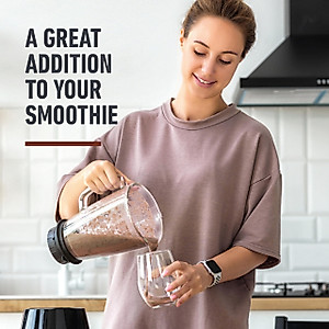 Isopure Build Your Smoothie Chocolate Bundle Dutch Chocolate Low Carb Protein Powder (14 Servings) and Amazing Grass Greens Chocolate Blend Superfood (30 Servings)