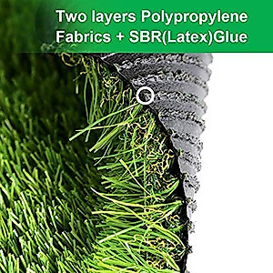 WMG GRASS Premium Artificial Grass, Drainage Mat, 6.5' x 10' Artificial Turf for Dogs, Cats, Pets, Turf Realistic Indoor/Outdoor for Garden, Patio (65 sq ft)