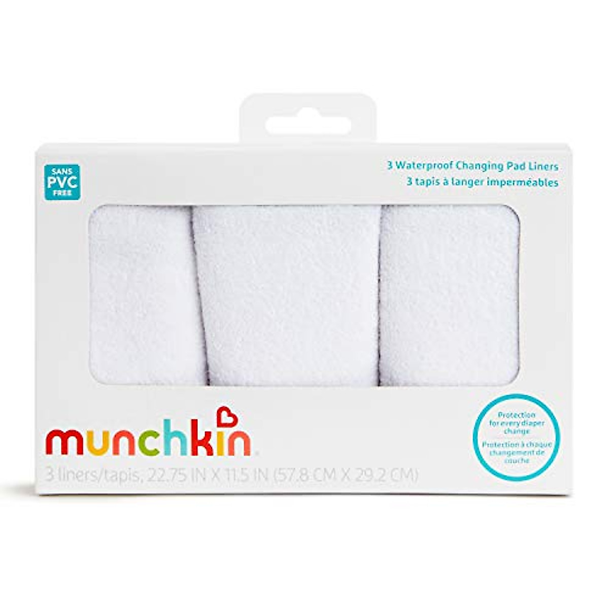 Munchkin® Waterproof Changing Pad Liners, 3 Count