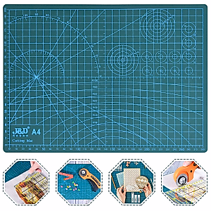 146 Pcs Rotary Cutter Set for Fabric，45mm Rotary Cutter Tool Kit with Cutting Mat，Tape Measure，Carving Knife，Storage Bag，Replacement Cutter Blades，Rotary Cutter Kit for Sewing and Quilting