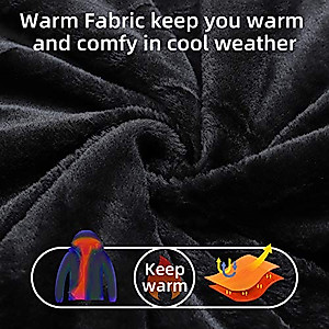 WHATWEARS Men's Winter Coats Waterproof Ski Jacket for Men Snow Coat Windproof Mountain Jackets with Hooded