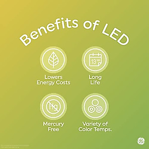 GE Lighting 93116055 LED Directional Light Bulb, R20, Warm White, Clear Bulb, 500 Lumens, 7-Watt, 2-Pk. - Quantity 1