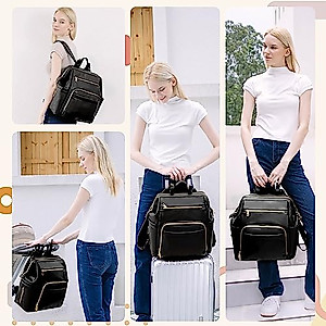 Omanmoli Diaper Bag Backpack Leather Diaper Bag Backpack Baby Bag Small Diaper Bag Mini Diaper Bag Tote