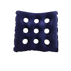 BAUBUY Cojín de Asiento Wheelchairs Comfort Seat Cushions Round Ergonomic Durable Portable Modern Cushion for Wheelchair for Pressure Relief (Color : White,Transparent,Brown)
