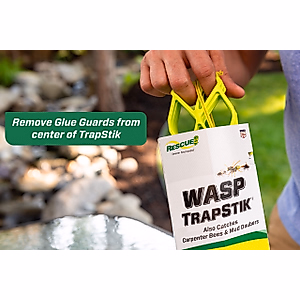 RESCUE! TrapStik for Wasps, Mud Daubers, Carpenter Bees