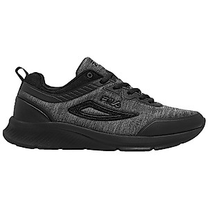 Fila Womens Memory Speedchaser 4 Running Shoes 8 Black Heather