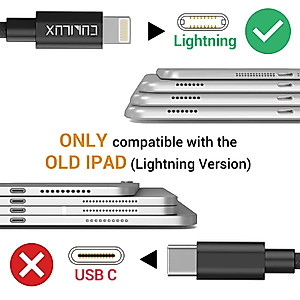 Cubilux Lightning Dual Headphone Splitter [Aluminum Case, Apple MFi Certified] Double 3.5mm Audio Jacks Splitter for 2 Earphones Compatible with iPhone 14 Pro Max 14 Plus/13/12/11/SE 2/Xr/Xs Max, iPad
