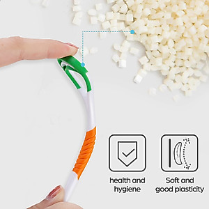 Tongue Scraper Cleaner 3 Pack - Bad Breath Solution for Adults and Kids | Easy to Hold & Clean | Suitable for Sensitive Tongue | BPA Free Oral Hygiene Products