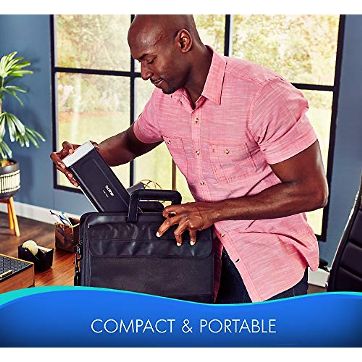 Brother Easy-to-Use Compact Desktop Scanner, ADS-1200, Fast Scan Speeds, Ideal for Home, Home Office or On-The-Go Professionals