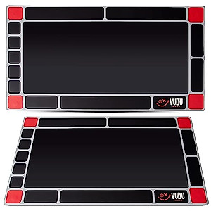 VUDU Magnetic Mat - Multi-Purpose PVC Hobby Mat with Magnetic Corners, Crafting Work Surface for Radio Control Hobbies, Model Making, Jewelry Making, Wood working, and more (Large)