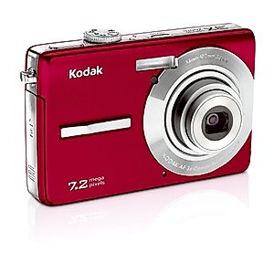 Kodak Easyshare M763 7.2 MP Digital Camera with 3xOptical Zoom (Red)