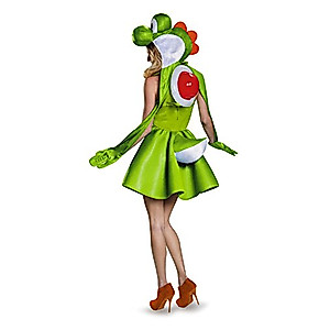 Disguise Women's Yoshi Female Costume, Green, Small